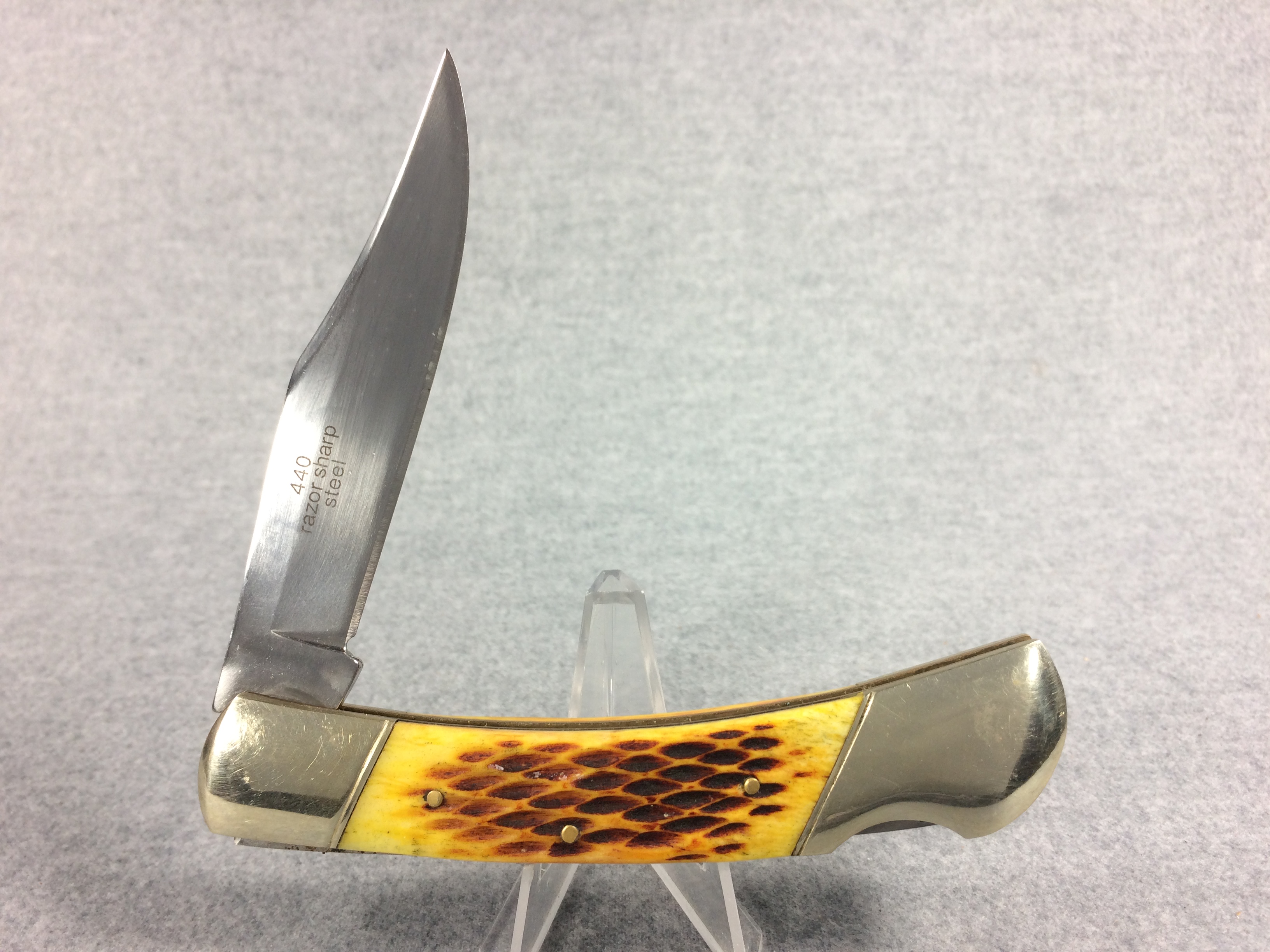 How much is ROUGH RIDER "Tested RR Sharp" Yellow Jigged Bone Lockback ...