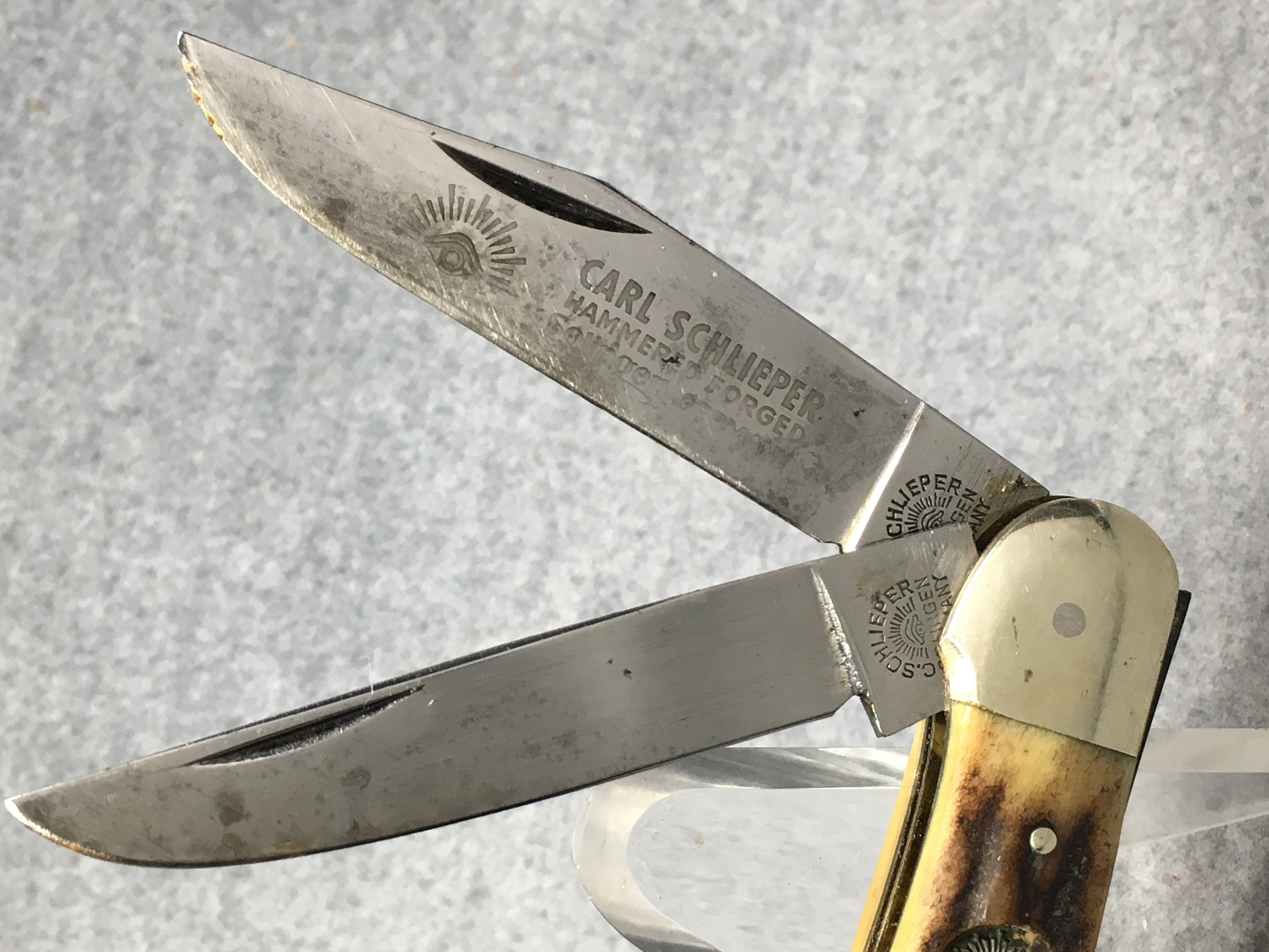 How much is CARL SCHLIEPER GERMAN EYE Stag 2-Blade Copperhead worth ...