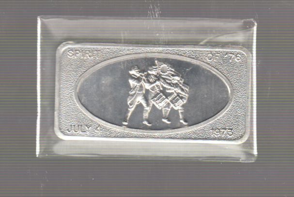 How much is The Spirit of '76 July 4 Commemorative Ingot (Patrick Mint ...